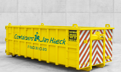 Container met gekeurde hijsogen | Jan Haeck